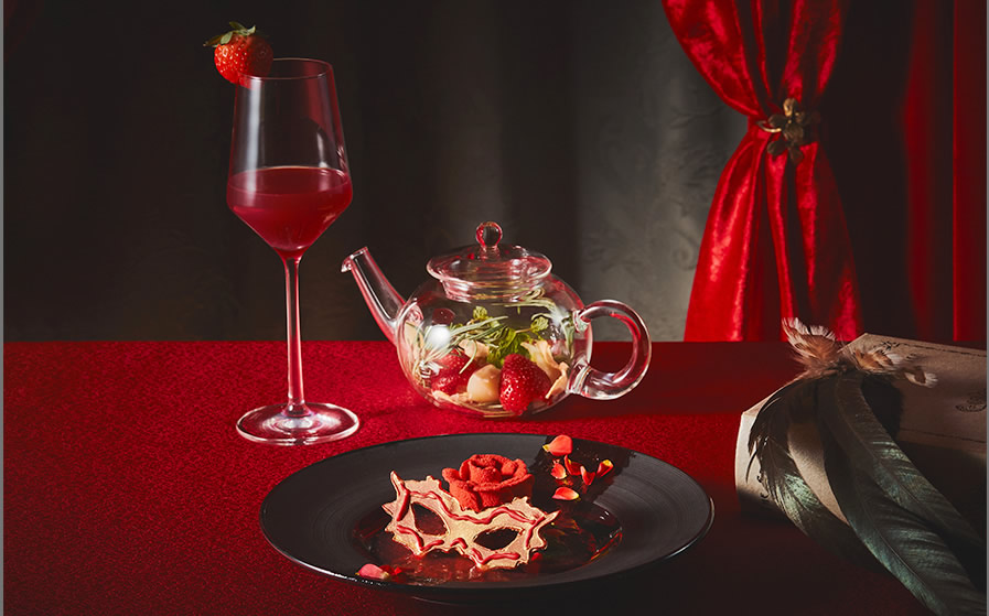 Strawberry Afternoon Tea ～Red Masquerade～｜THE THOUSAND KYOTO（ザ・サウザンド京都 ...